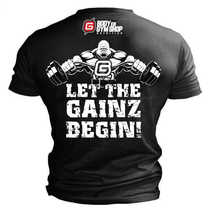 Body & Gym Shop - Let The Gainz Begin - €12.90 - Body Gym Shop.com